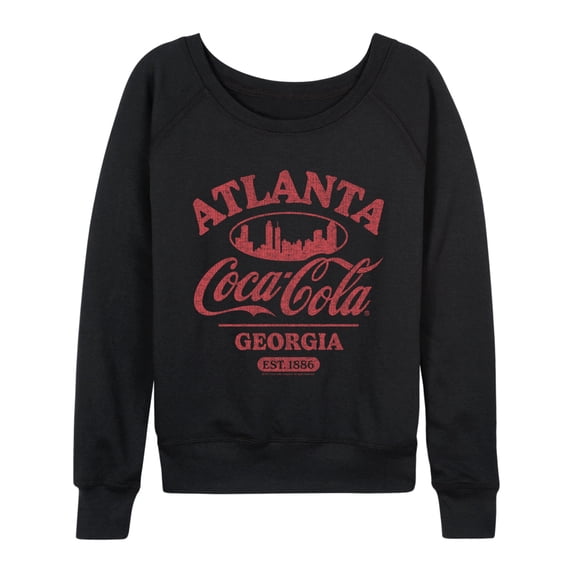 Coca-Cola - Atlanta - Women's French Terry Long Sleeve Pullover ...