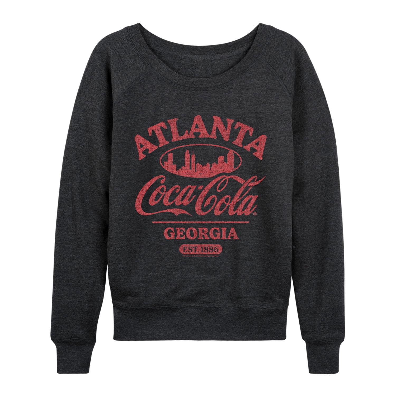 Coca-Cola - Atlanta - Women's French Terry Long Sleeve Pullover ...