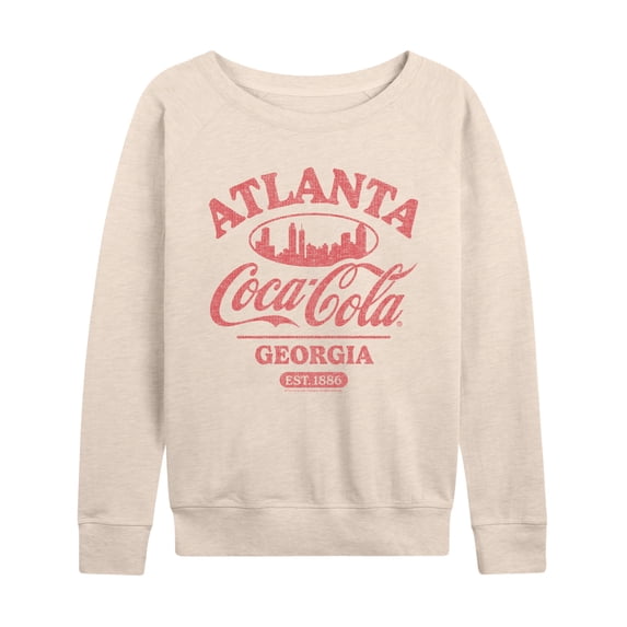 Coca-Cola - Atlanta - Women's French Terry Long Sleeve Pullover ...