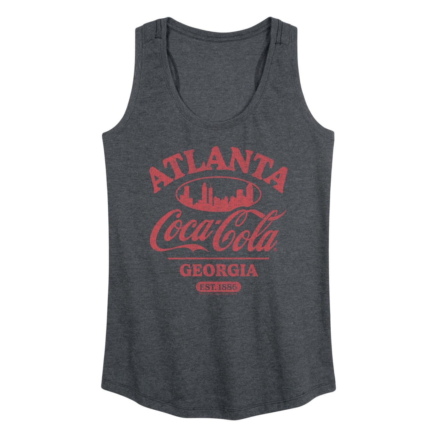 Coca-Cola - Atlanta - Women's Racerback Graphic Tank - Walmart.com