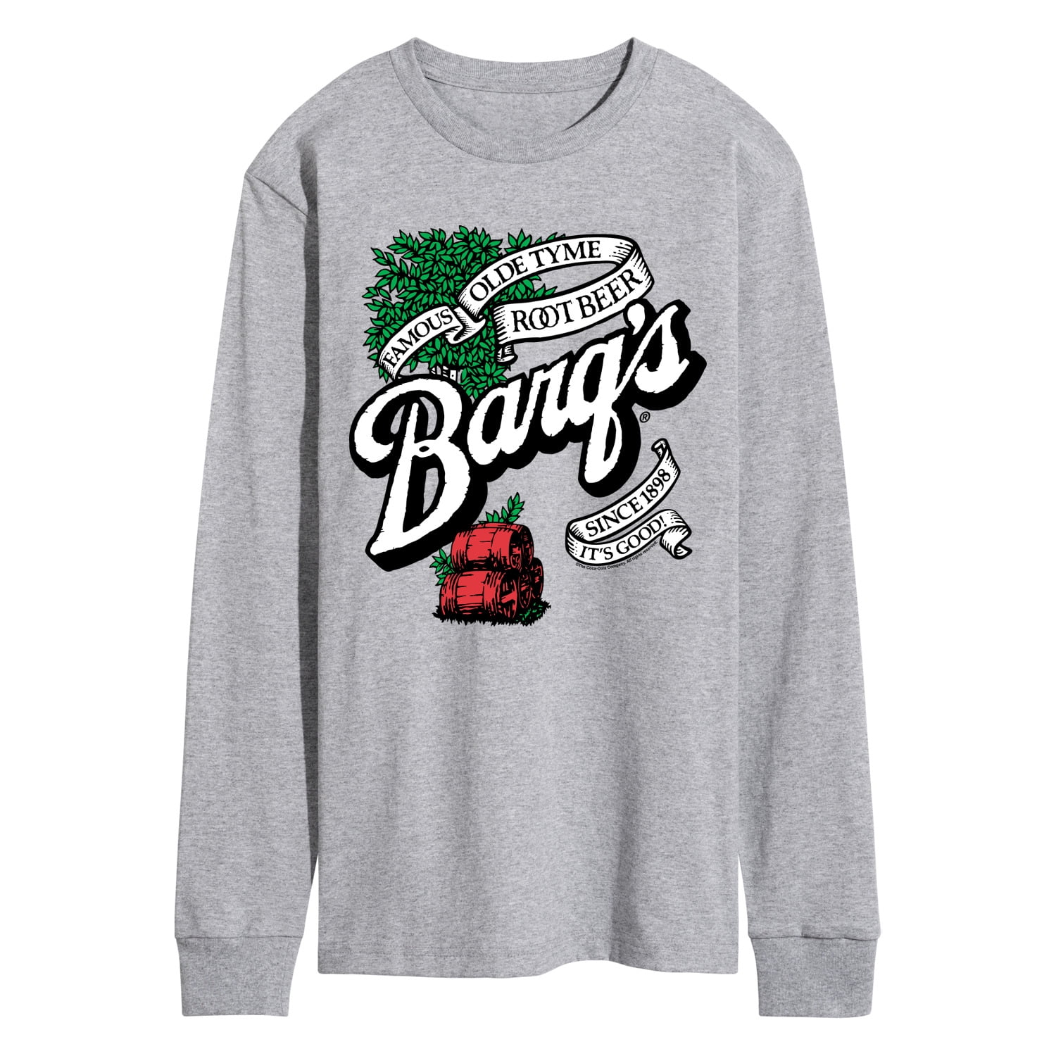 Coca-Cola - Barq's Logo - Men's Long Sleeve Graphic T-Shirt - Walmart.com