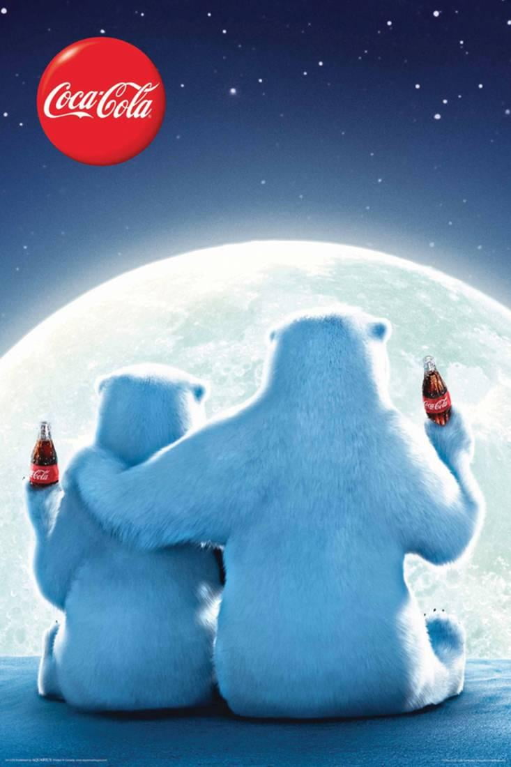 Coca-Cola Bears Poster - 24x36 - Walmart.com