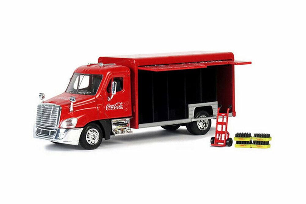 Motor City Classics Coca-Cola Beverage Delivery Truck, Red, 1/50 Scale ...