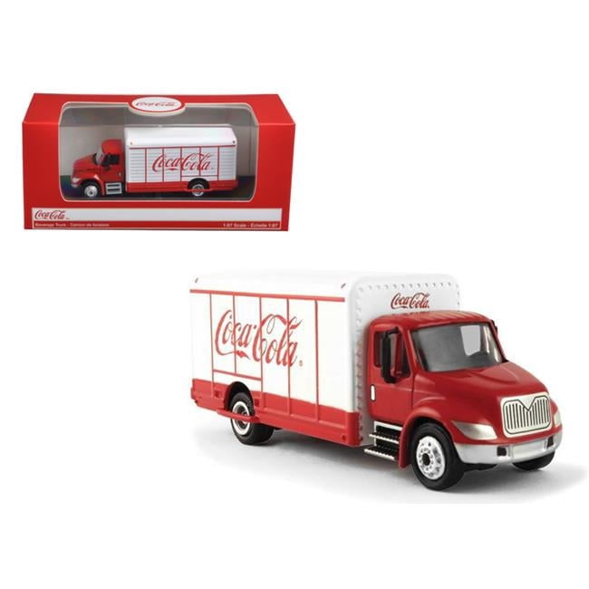 "Coca-Cola" Beverage Truck Red and White 1/87 Diecast Model by ...
