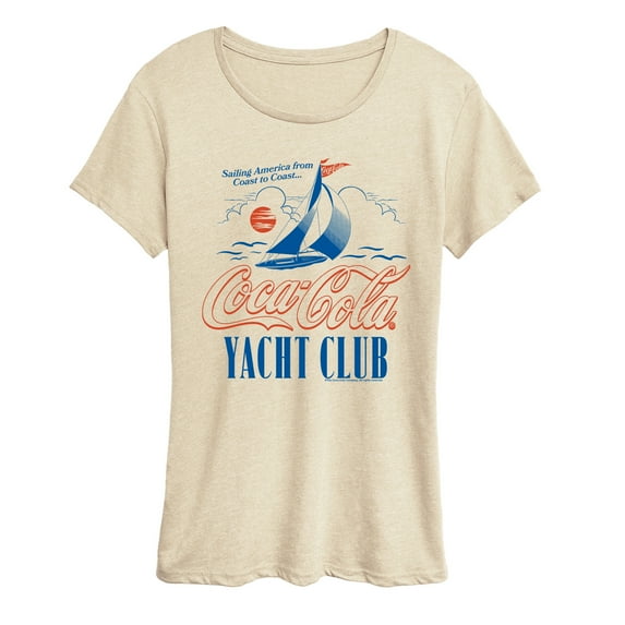 Coca-Cola - CC Yacht Club - Women's Short Sleeve Graphic T-Shirt - Walmart.com