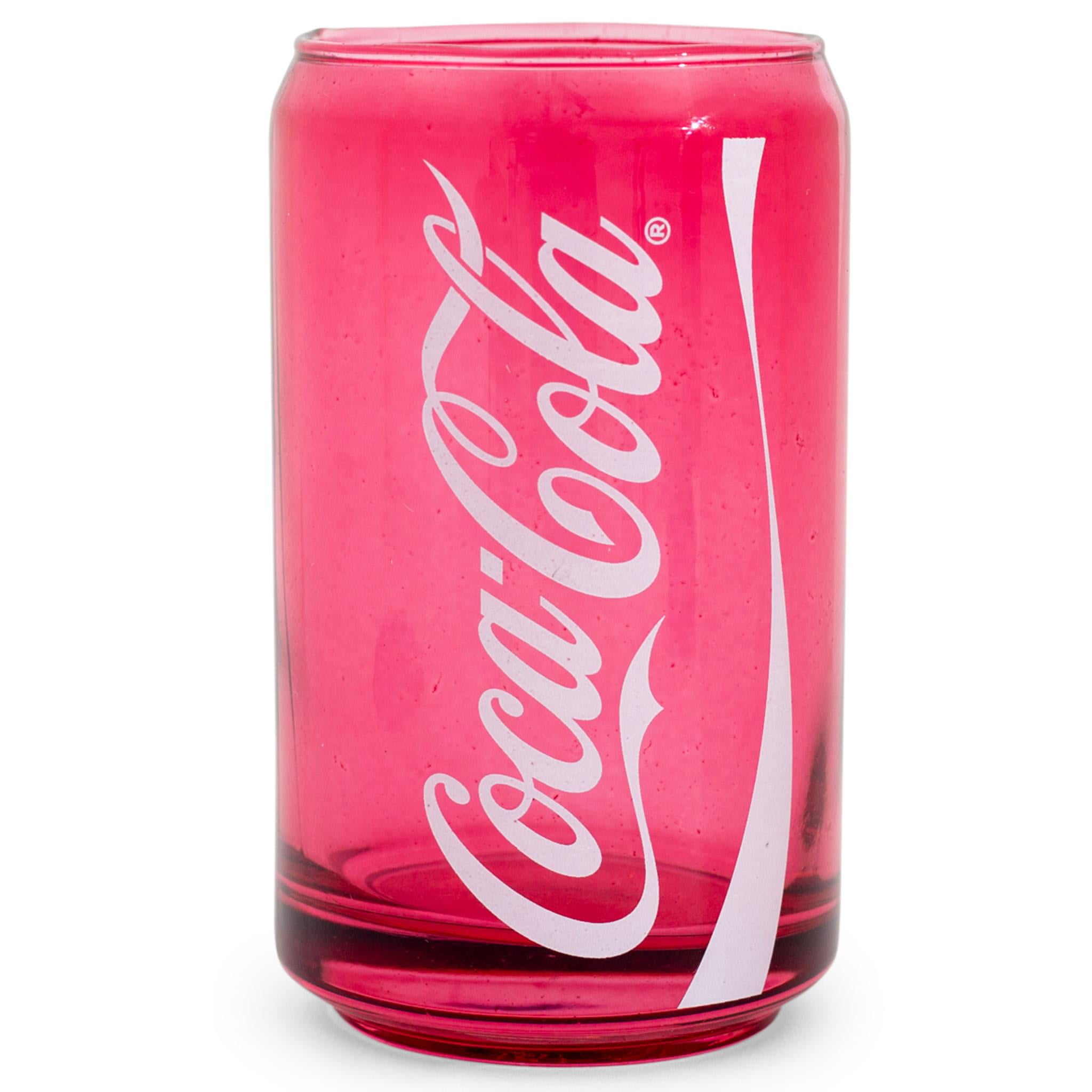 Coca-Cola Can-Shaped Red Glass Cup | Holds 10 Ounces - Walmart.com