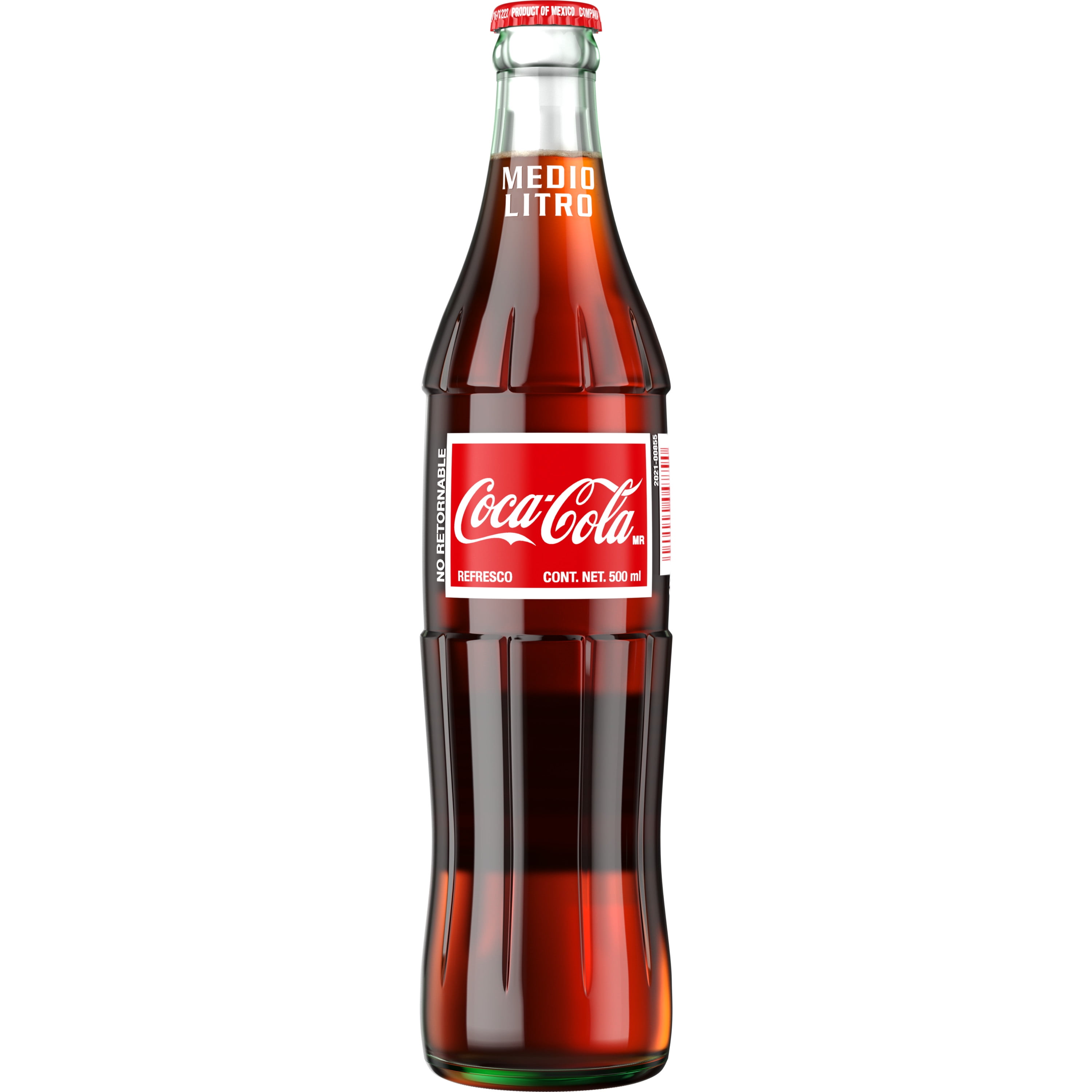 Coca-Cola Cane Sugar Mexican Soda Pop, 500 ml Glass Bottle - Walmart.com