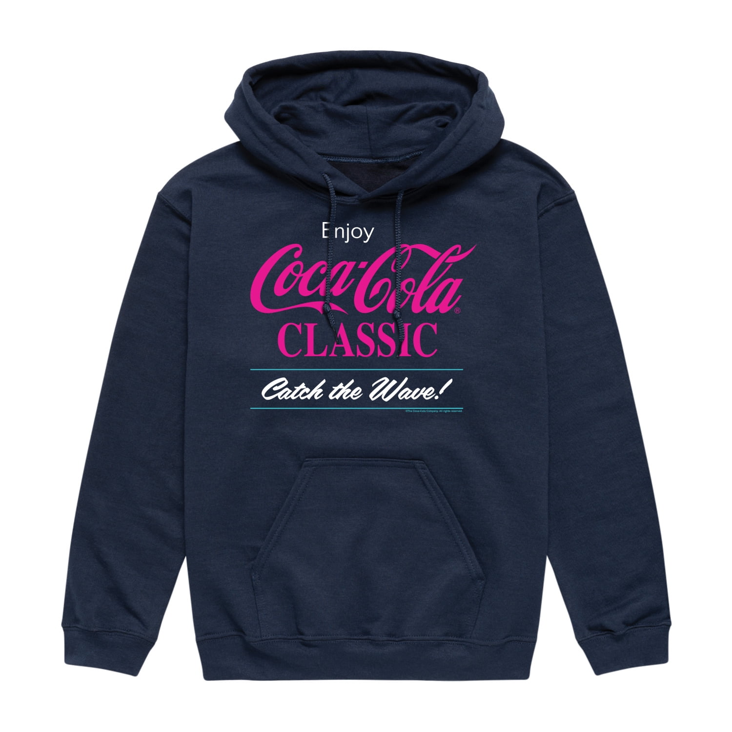 Coca-Cola - Catch The Wave - Men's Fleece Pullover Hoodie - Walmart.com