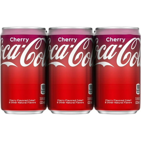 Coca-Cola Cherry Coke 7.5 oz Cans - 7.5 oz - Walmart.com