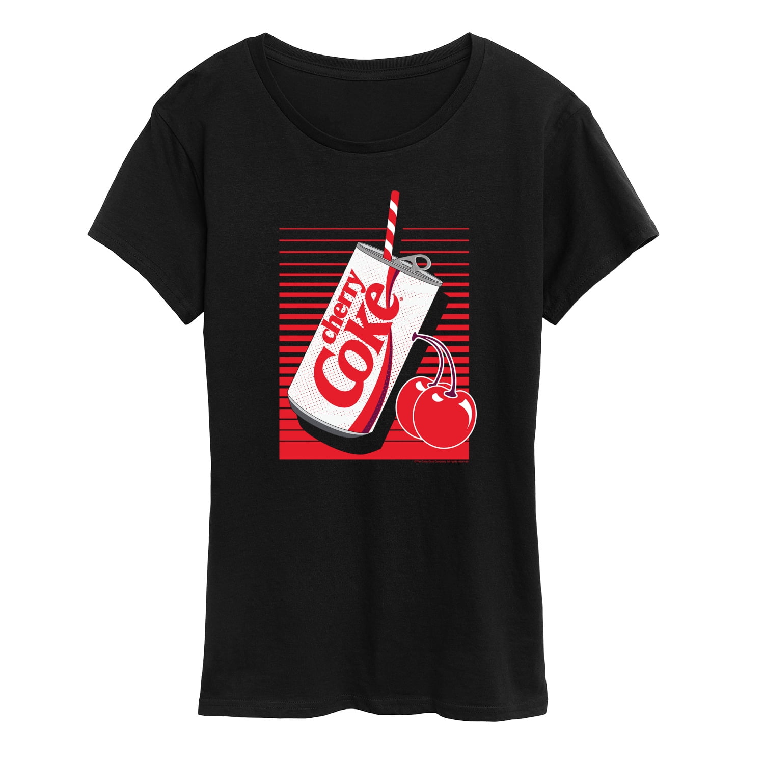 Coca-Cola - Cherry Coke Can - Women's Short Sleeve Graphic T-Shirt ...