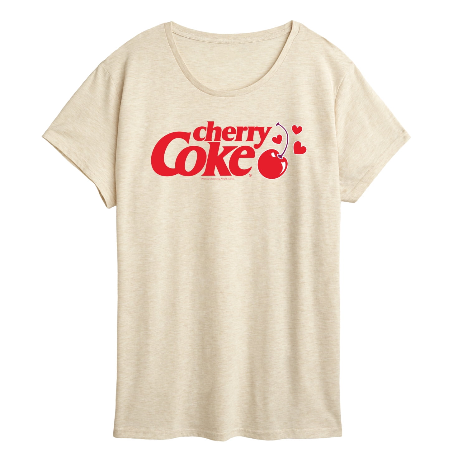 Coca-Cola - Cherry Coke Heart Cherry - Women's Short Sleeve Graphic T ...
