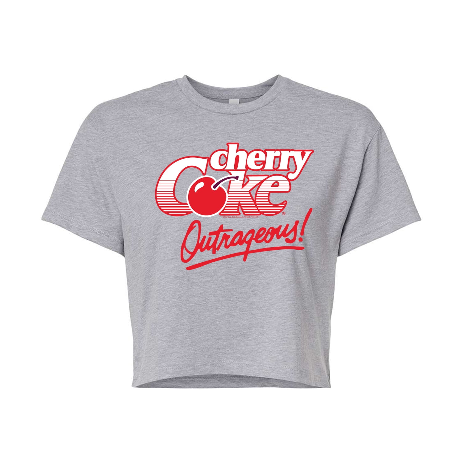 Coca-Cola - Cherry Coke Outrageous - Junior's Cropped Tee - Walmart.com