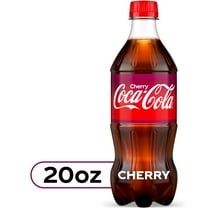 Coca-Cola Zero Sugar Cherry Sparkling Beverage, 20 fl oz Bottle ...