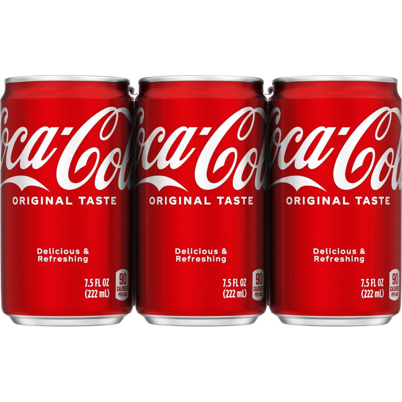 Coca-Cola Classic Coke 7.5 oz Cans - 7.5 oz - Walmart.com