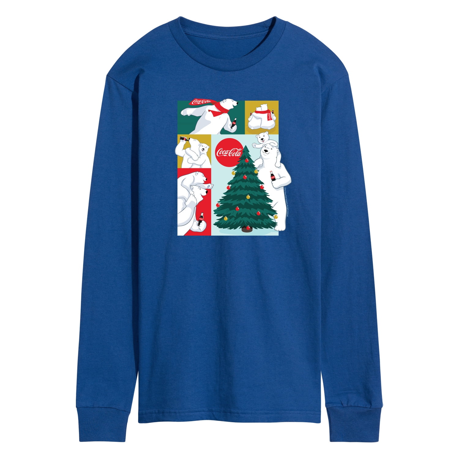 Coca-Cola - Coca Cola Bears Grid - Men's Long Sleeve Graphic T-shirt ...