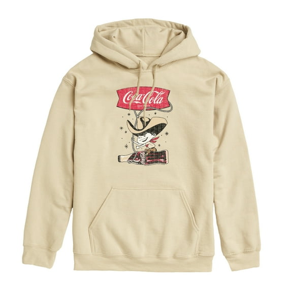 Coca-Cola - Coca Cola Cowboy - Men's Fleece Hoodie Sweatshirt - Walmart.com