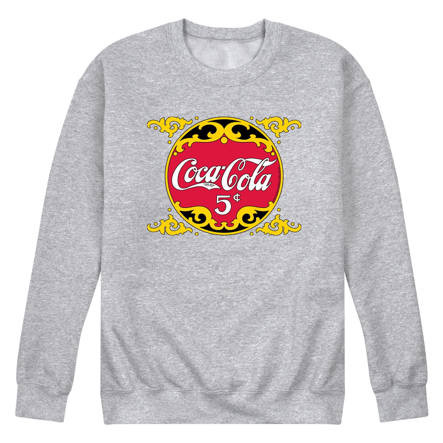 Coca-Cola - Coca Cola Heritage Logo - Men's Crew Fleece Sweatshirt ...