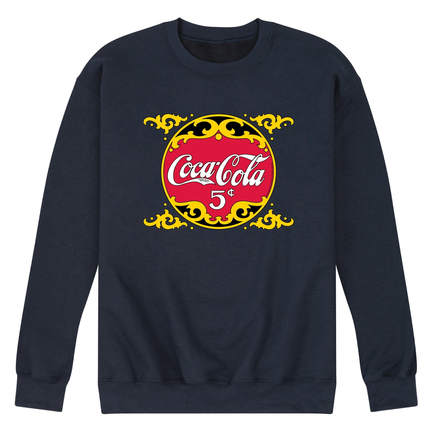 Coca-Cola - Coca Cola Heritage Logo - Men's Crew Fleece Sweatshirt ...