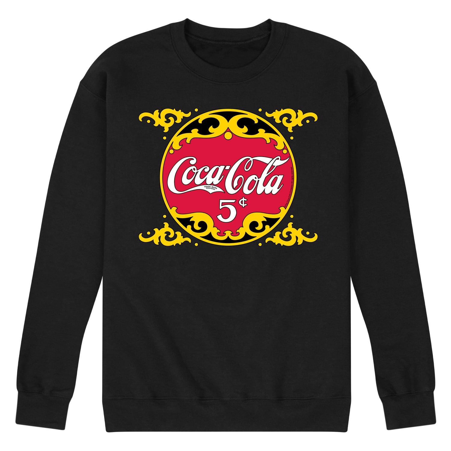 Coca-Cola - Coca Cola Heritage Logo - Men's Crew Fleece Sweatshirt ...