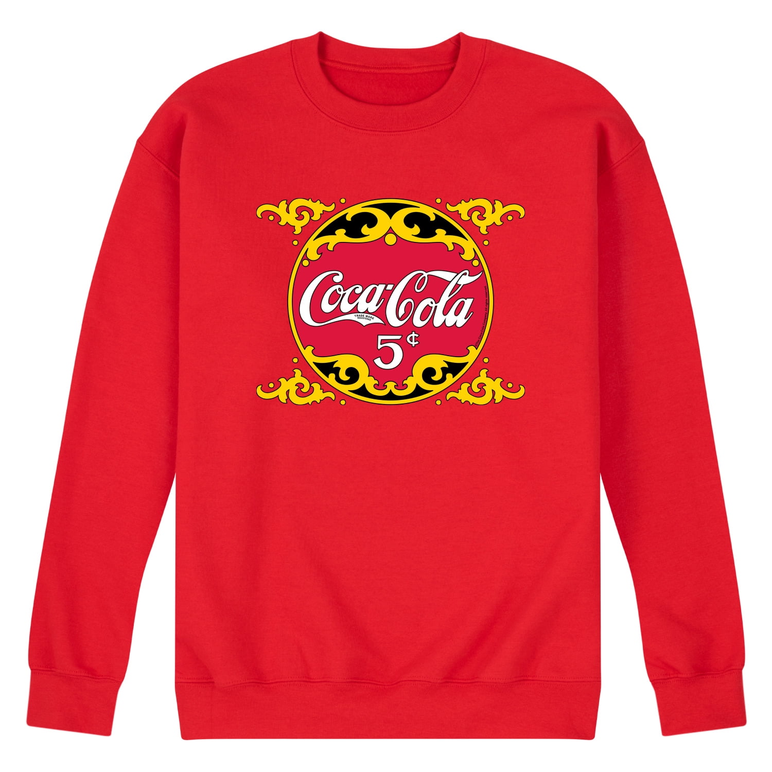 Coca-Cola - Coca Cola Heritage Logo - Men's Crew Fleece Sweatshirt ...