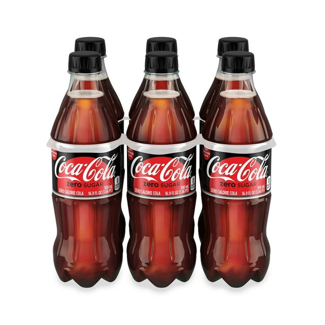 Coca-Cola Coca-Cola Zero Sugar Zero Calorie Cola 6 - 16.9 fl oz Bottles ...