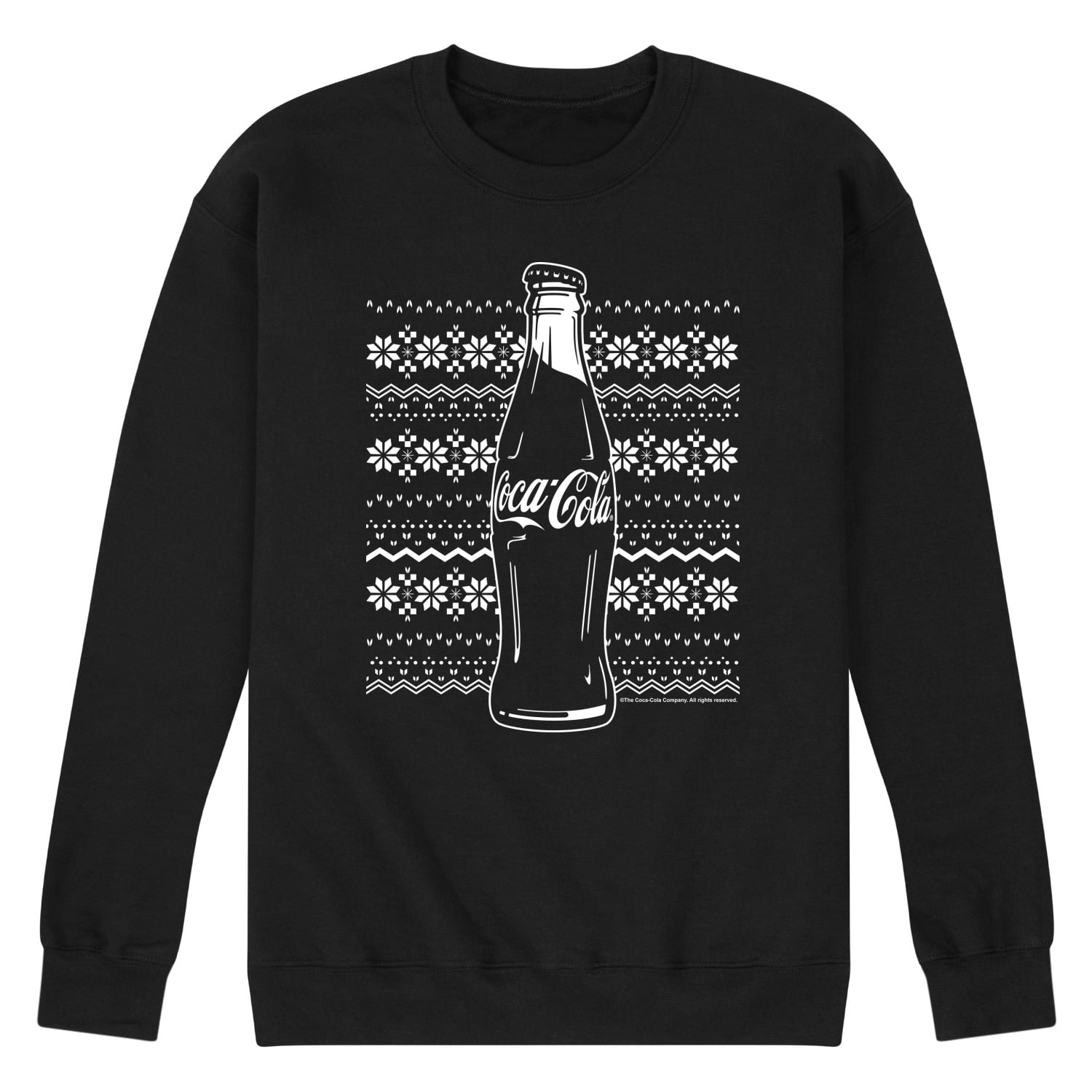 Coca-Cola - Coke Holiday Sweater - Men's Long Sleeve Crew Fleece ...