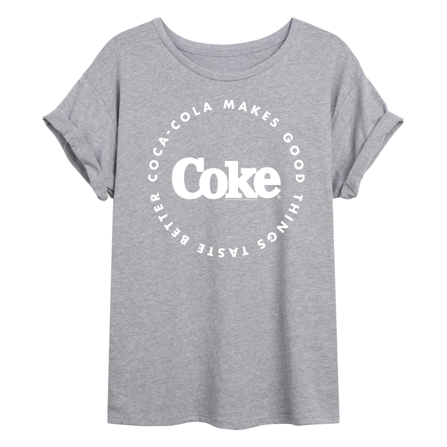 Coca-Cola - Coke Makes Things Taste Better - Juniors Ideal Flowy Muscle ...