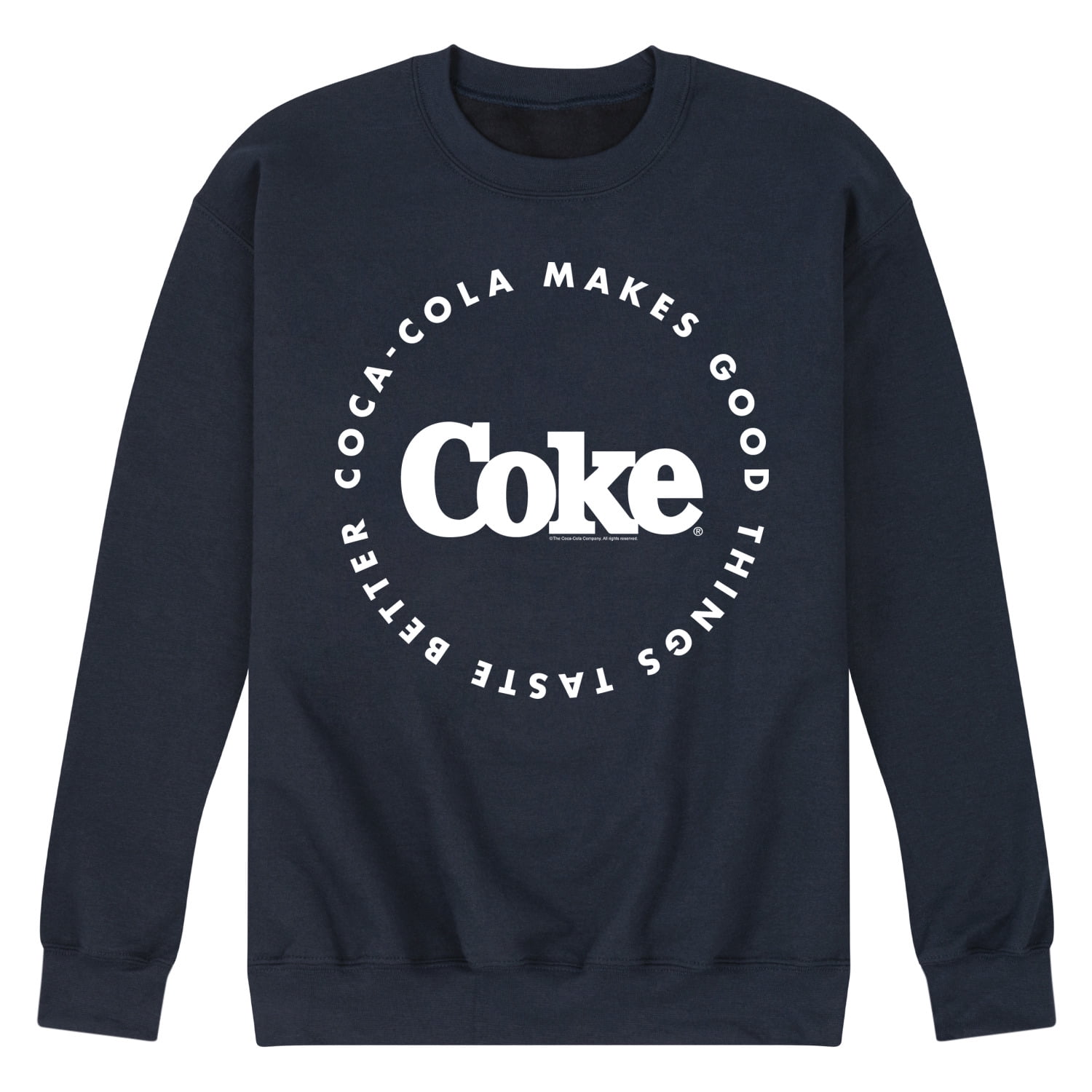 Coca-Cola - Coke Makes Things Taste Better - Men's Crew Neck Fleece ...