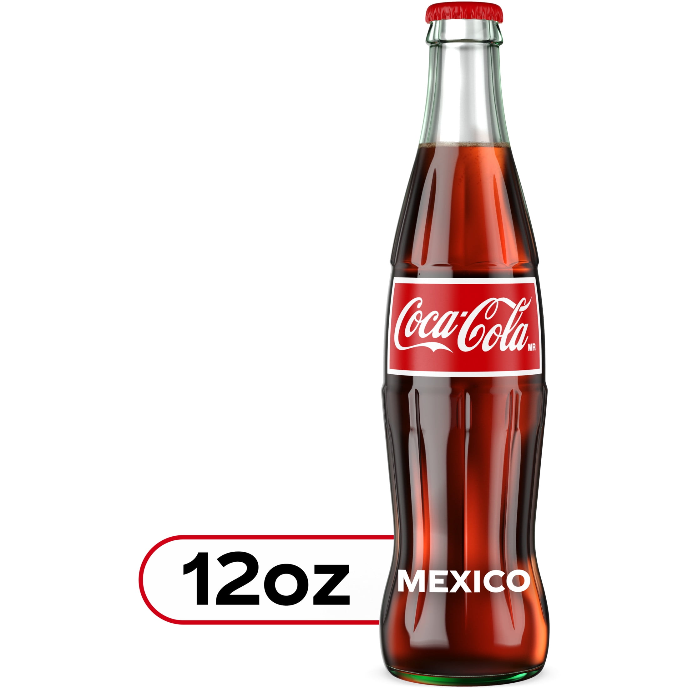Coca-Cola Cane Sugar Mexican Soda Pop, 355 ml Glass Bottle - Walmart.com