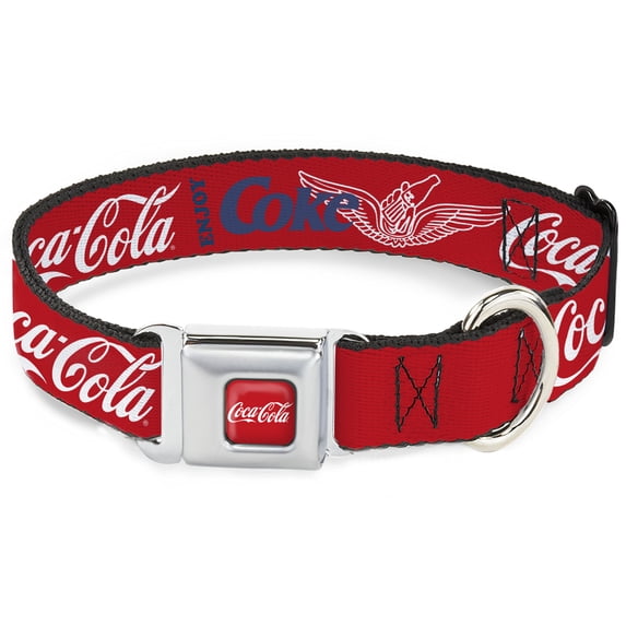 The Coca-Cola Company Pet Collar, Dog Collar Metal Seatbelt Buckle ...