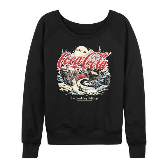 Coca-Cola - Atlanta - Women's French Terry Long Sleeve Pullover ...