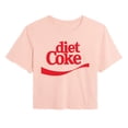 Coca-Cola - Diet Logo Costume - Juniors Cropped Graphic T-Shirt ...