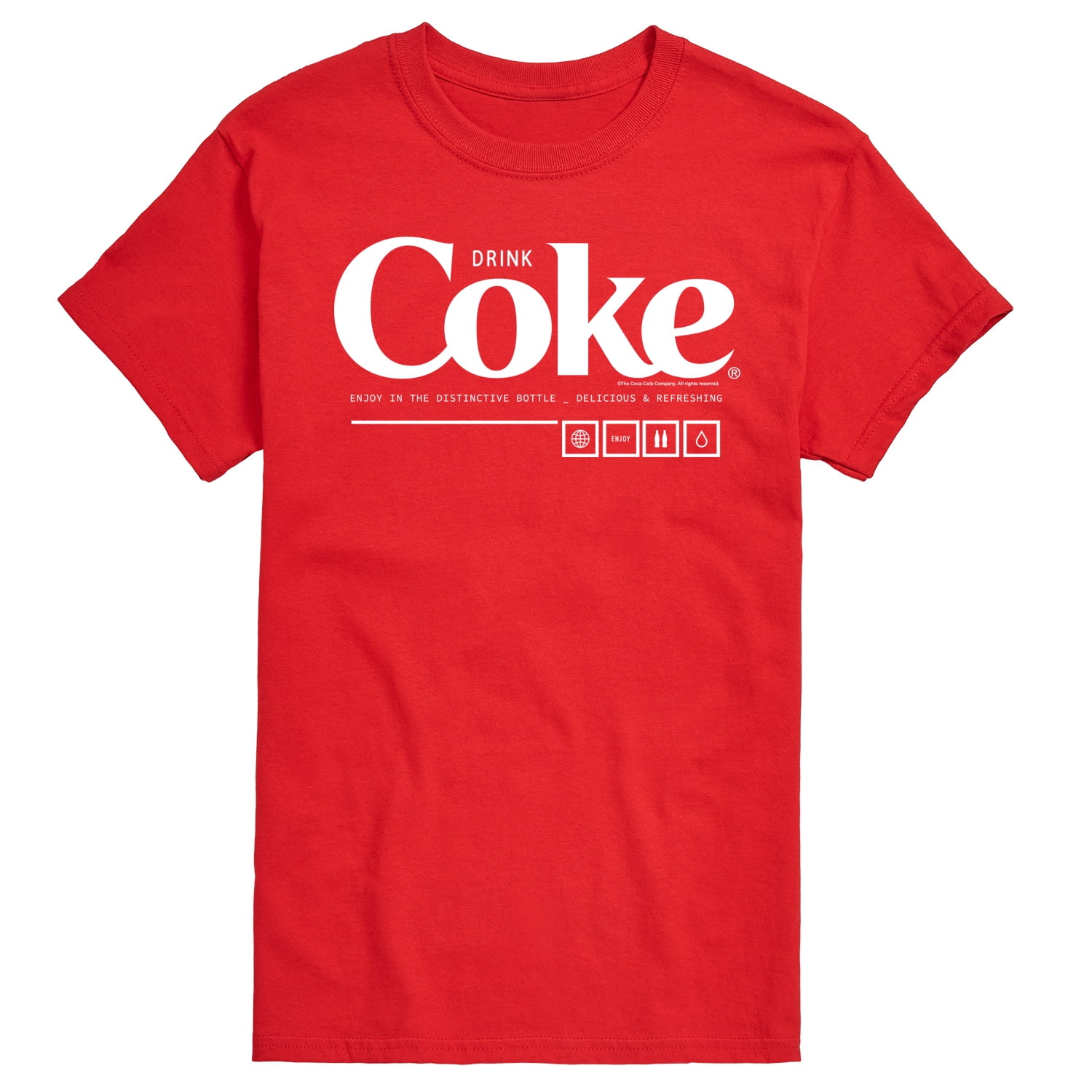 Coca-Cola - Drink Coke Enjoy - Men's Short Sleeve Graphic T-Shirt ...