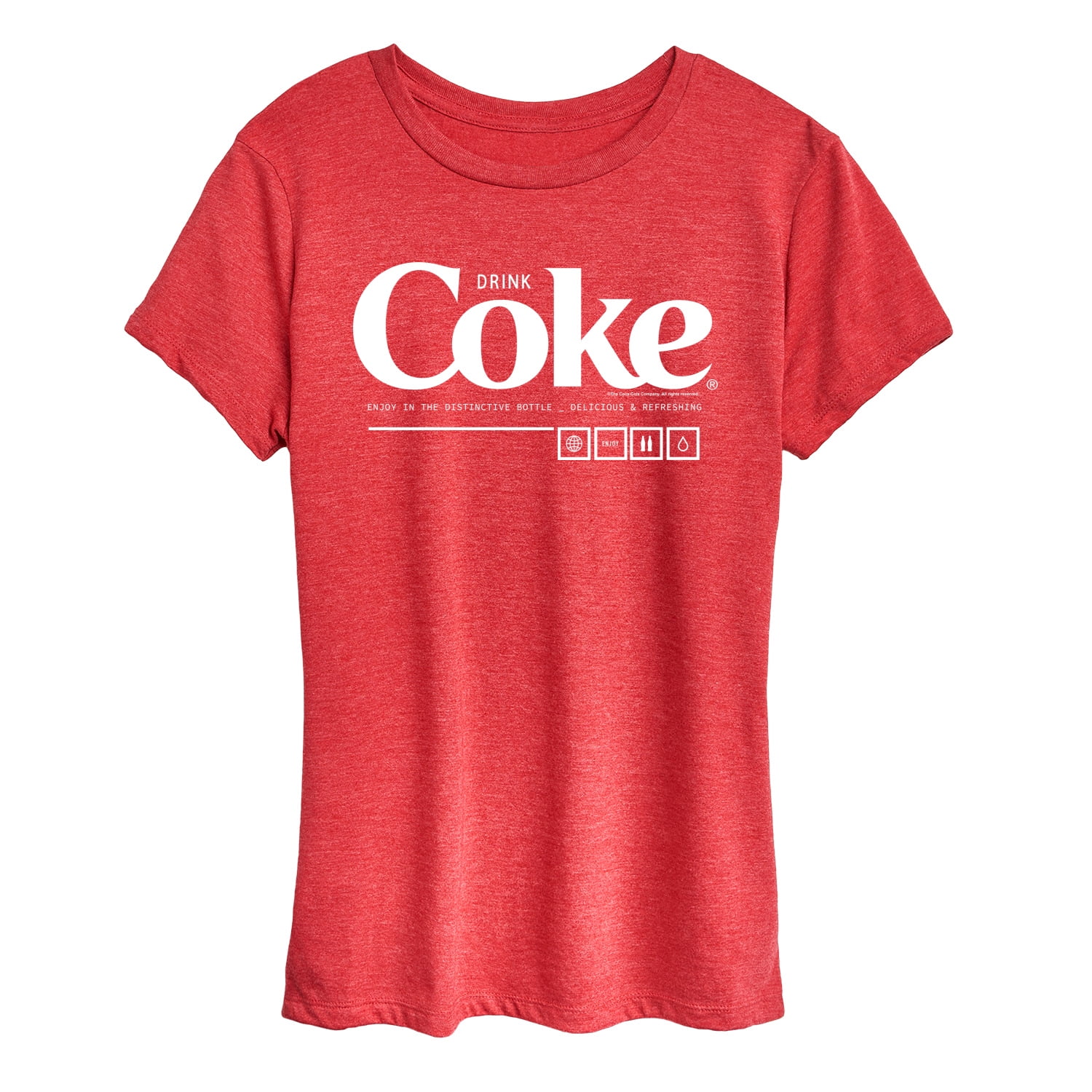 Coca-Cola - Drink Coke Enjoy - Women's Short Sleeve Graphic T-Shirt ...