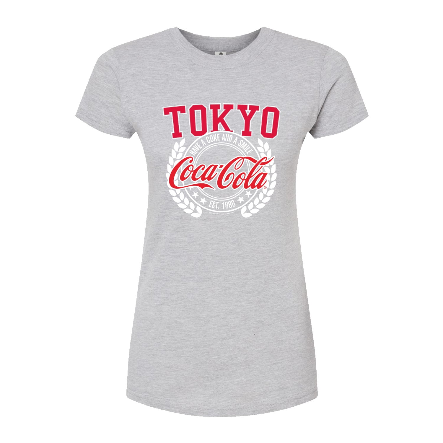 Coca-Cola - EST 1886 - Have A Coke & A Smile - Tokyo - Juniors Fitted ...
