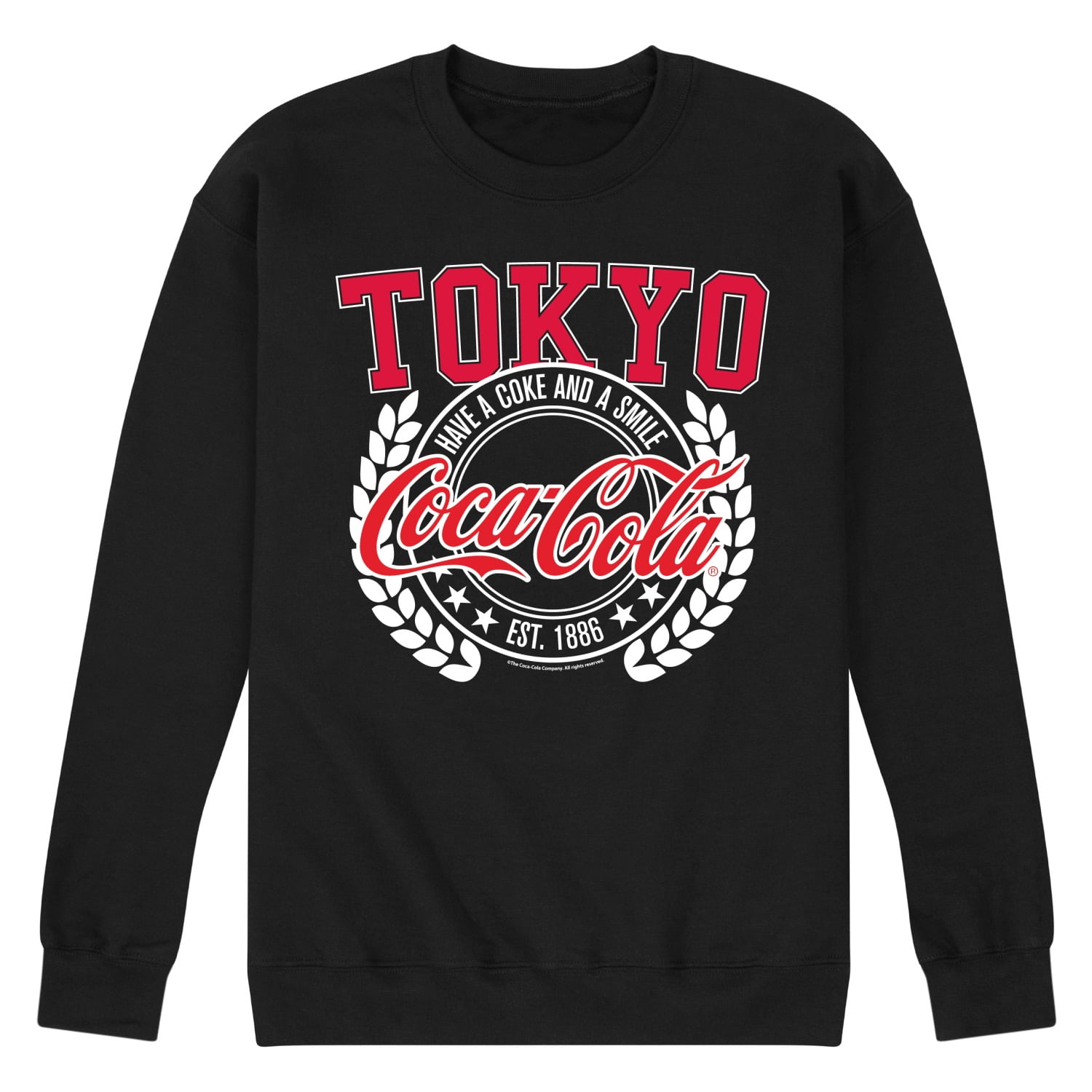 Coca-Cola - EST 1886 - Have A Coke & A Smile - Tokyo - Men's Crew Neck ...