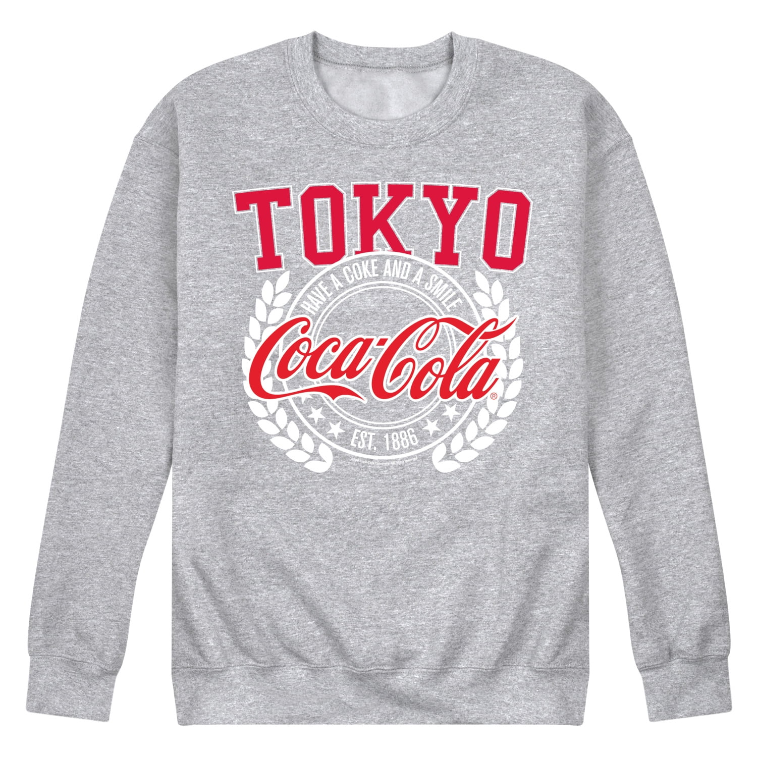 Coca-Cola - EST 1886 - Have A Coke & A Smile - Tokyo - Men's Crew Neck ...
