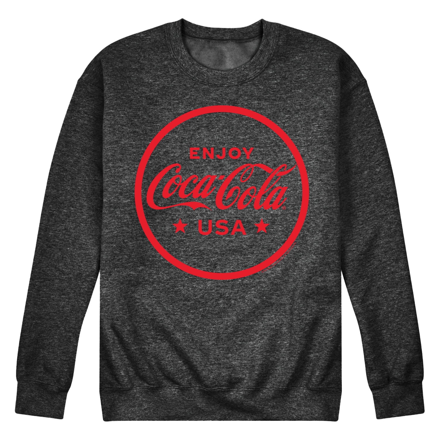Coca-Cola - Enjoy Coca Cola USA - Men's Crew Neck Fleece Pullover ...