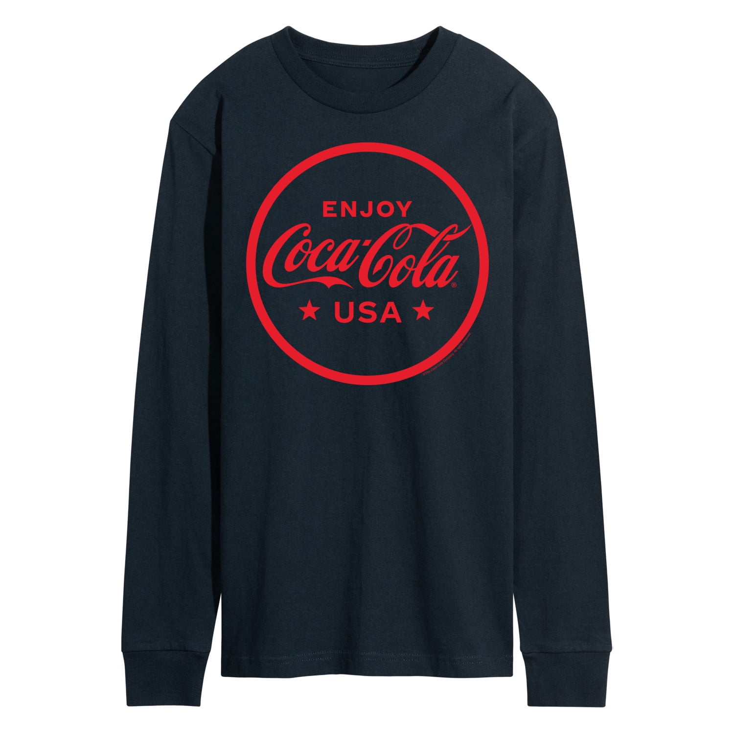 Coca-Cola - Enjoy Coca Cola USA - Men's Long Sleeve T-Shirt - Walmart.com