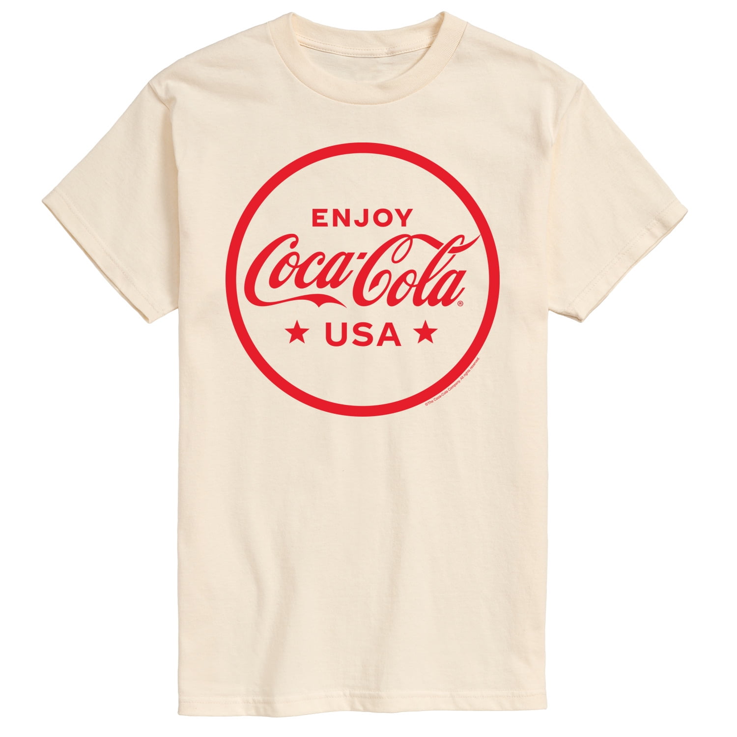 Coca-Cola - Enjoy Coca Cola USA - Men's Short Sleeve Graphic T-Shirt ...