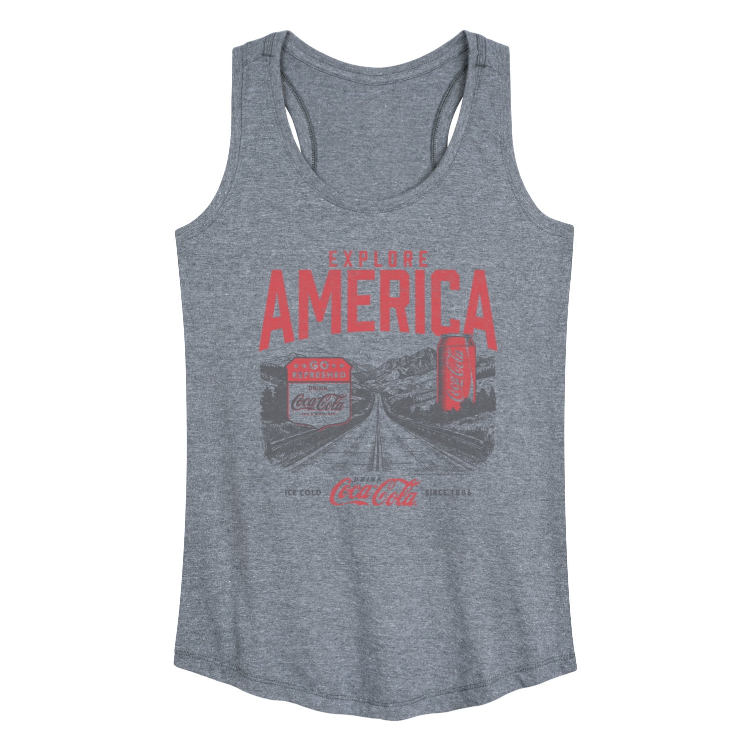Coca-Cola - Explore America Coke - Women's Any Way Short Sleeve Graphic ...
