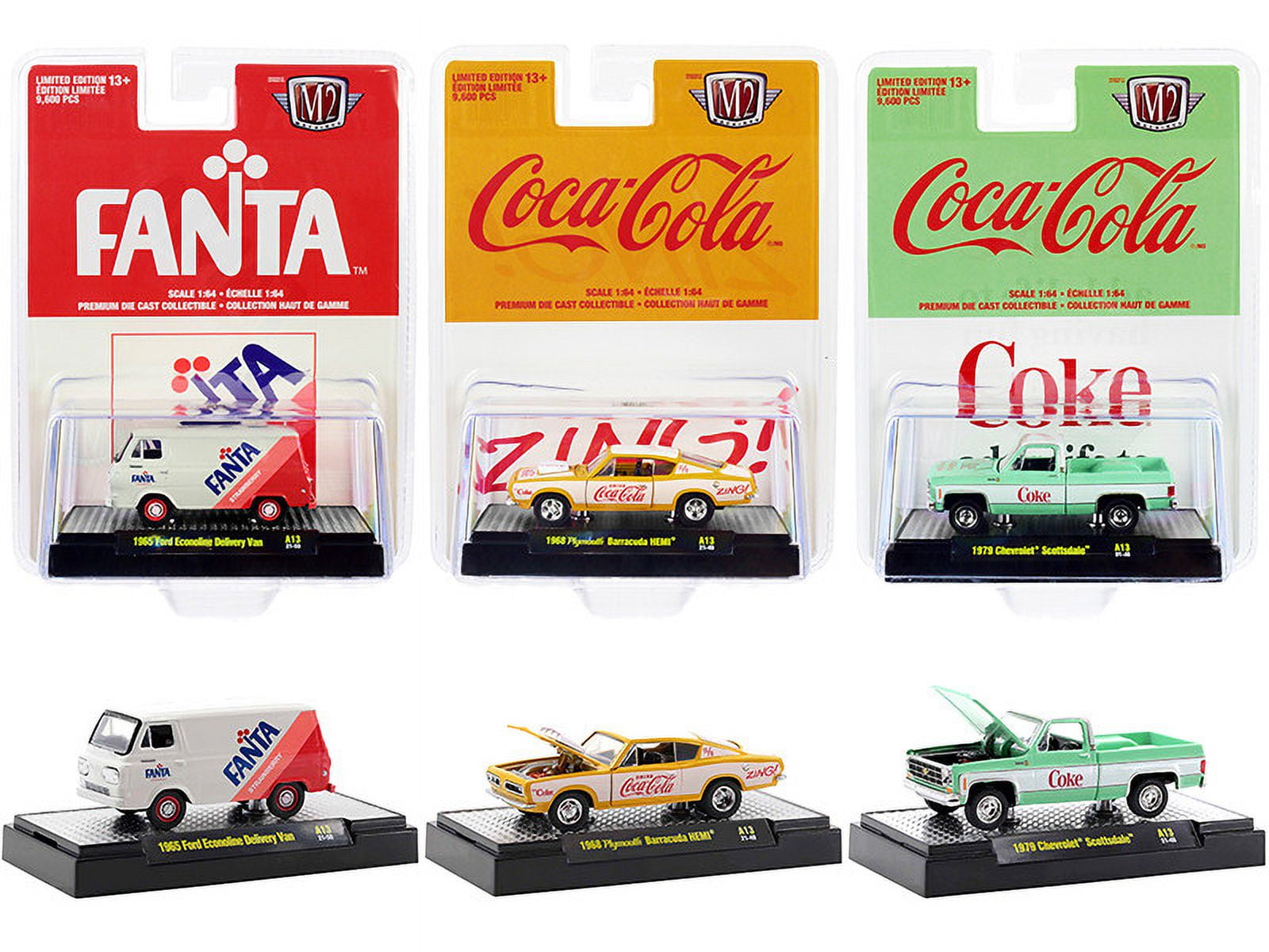 "Coca-Cola & Fanta" Set of 3 pieces Release 13 Limited Edition to 9600 ...