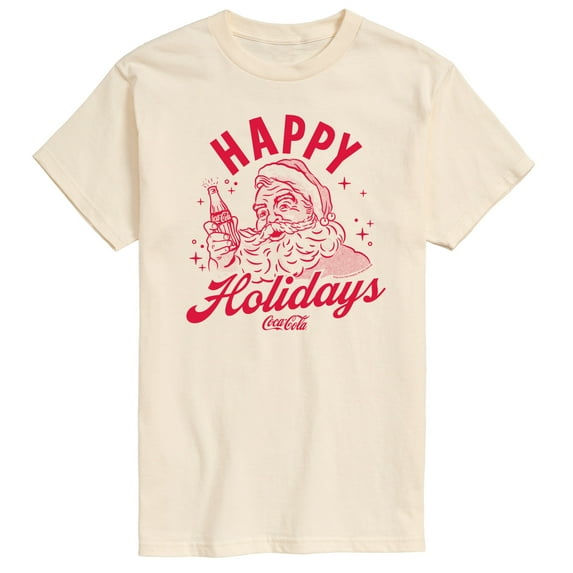 Coca-Cola - Happy Holidays - Men's Short Sleeve Graphic T-shirt ...
