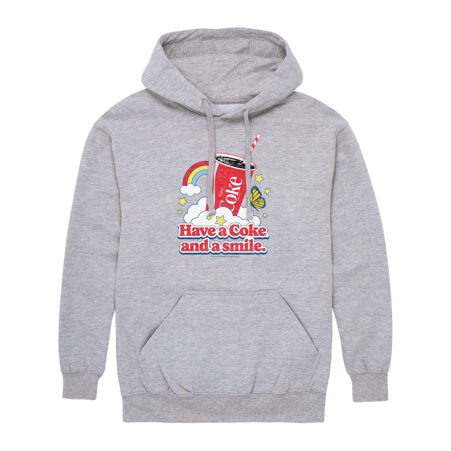Coca-Cola - Have A Coke And A Smile - Men's Fleece Pullover Hoodie ...