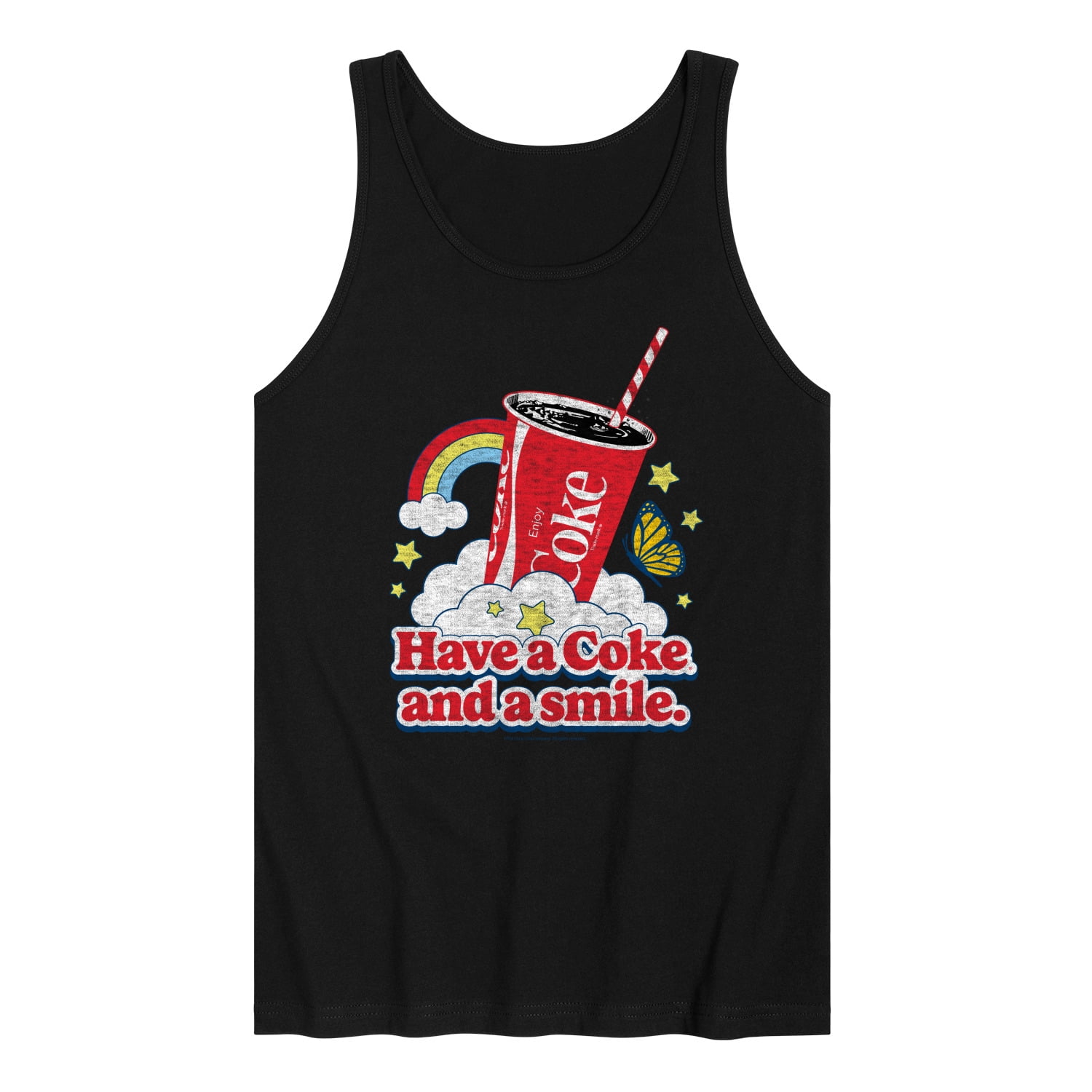 Coca-Cola - Have A Coke And A Smile - Men's Jersey Tank Top - Walmart.com