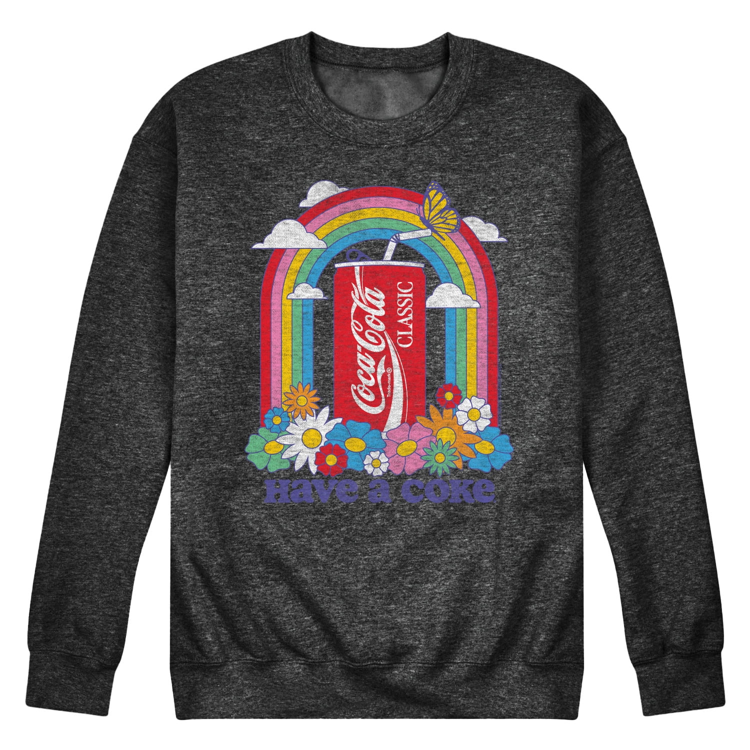Coca-Cola - Have A Coke Rainbow - Men's Crew Neck Fleece Pullover ...