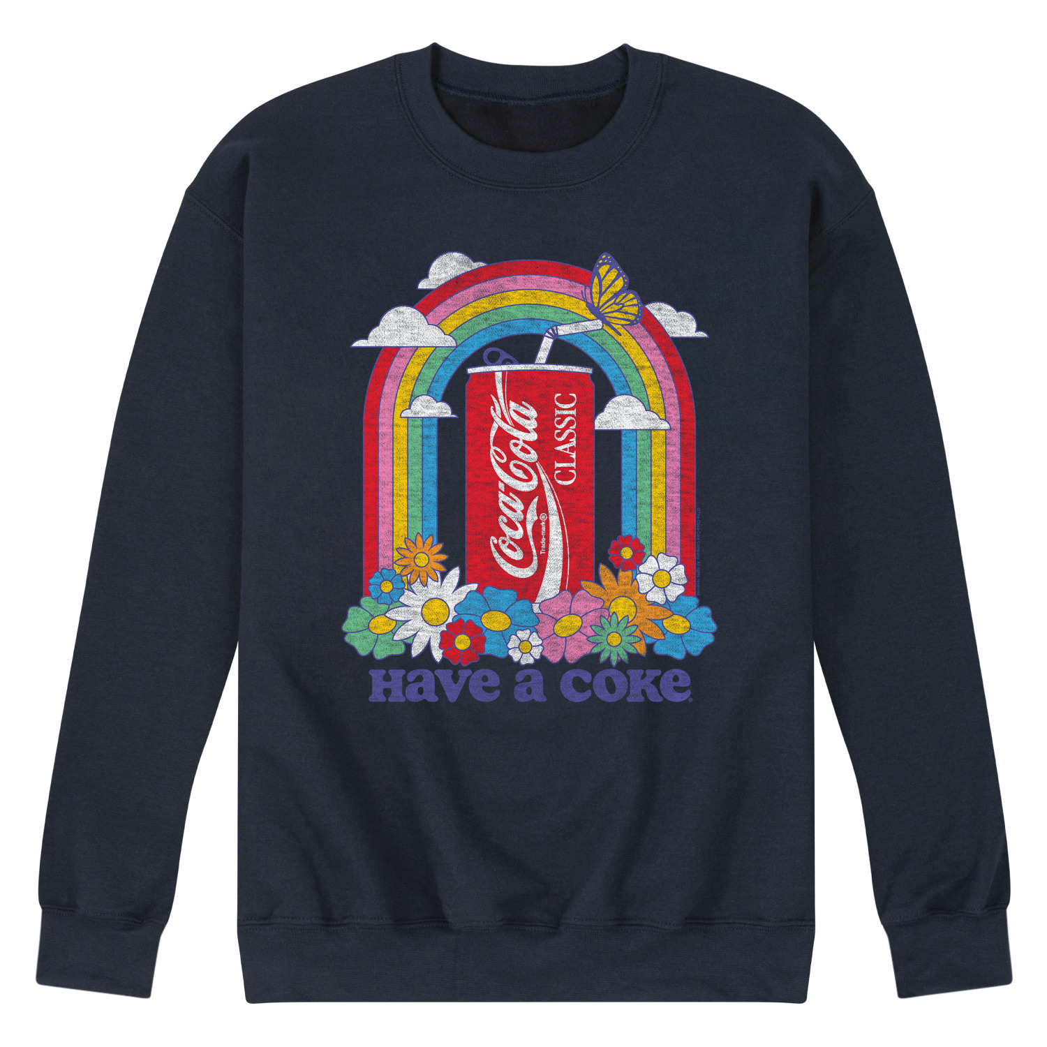 Coca-Cola - Have A Coke Rainbow - Men's Crew Neck Fleece Pullover ...