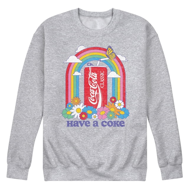 Coca-Cola - Have A Coke Rainbow - Men's Crew Neck Fleece Pullover ...