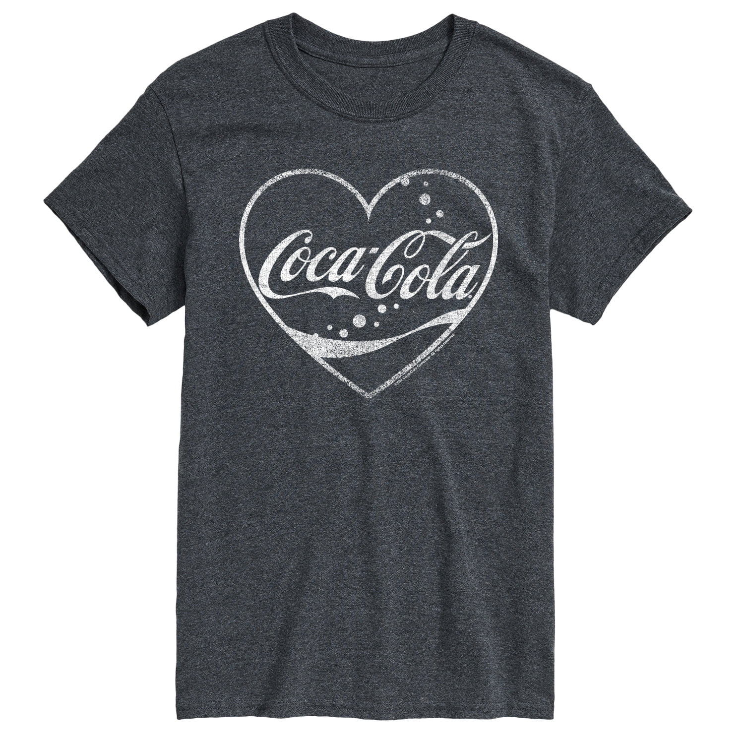 Coca-Cola - Heart - Men's Short Sleeve Graphic T-Shirt - Walmart.com