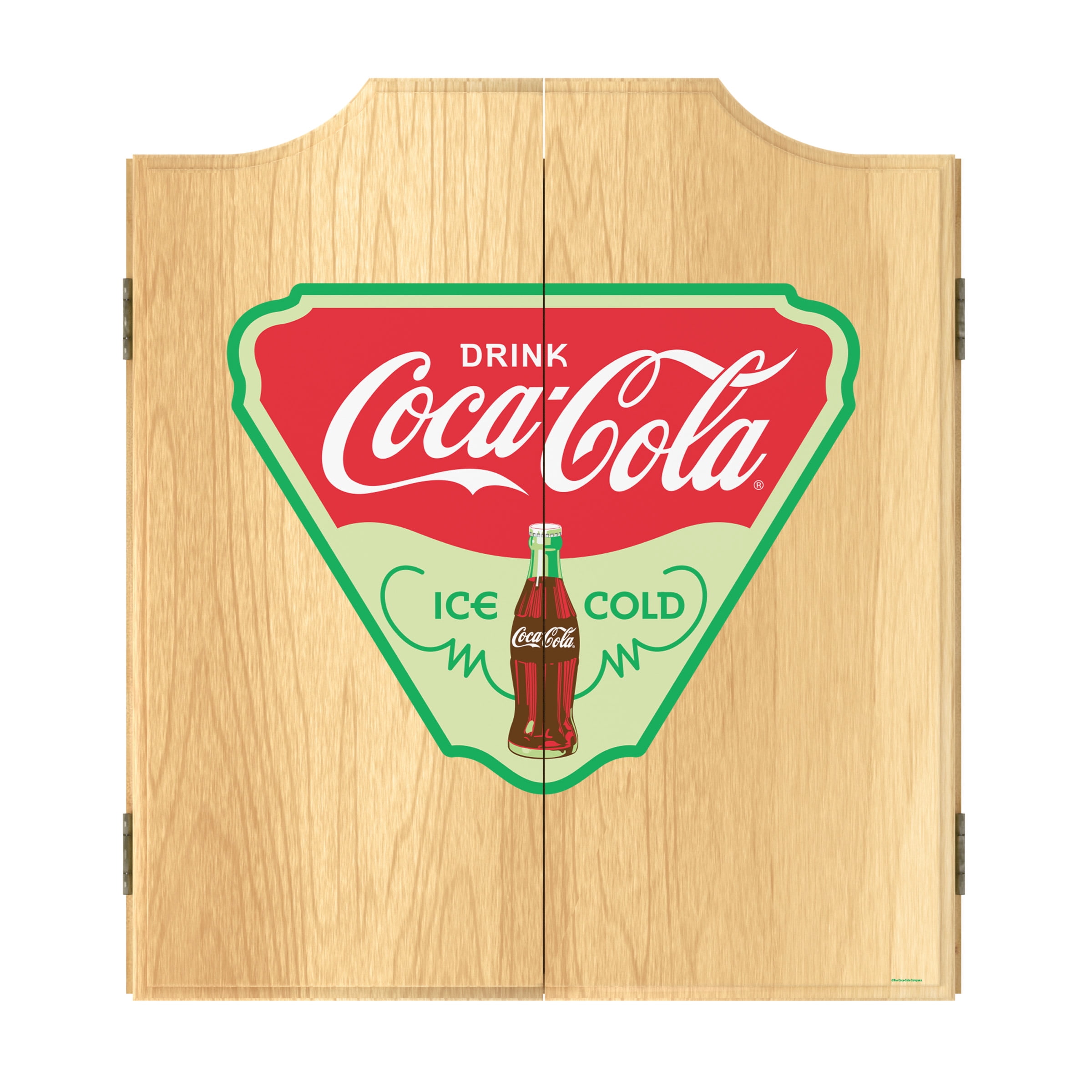 Coca-Cola Dart Board Cabinet Set - Walmart.com